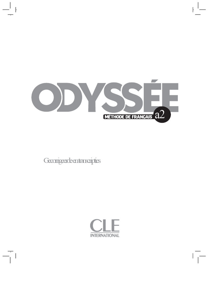 Odyssee A2 CA | PDF