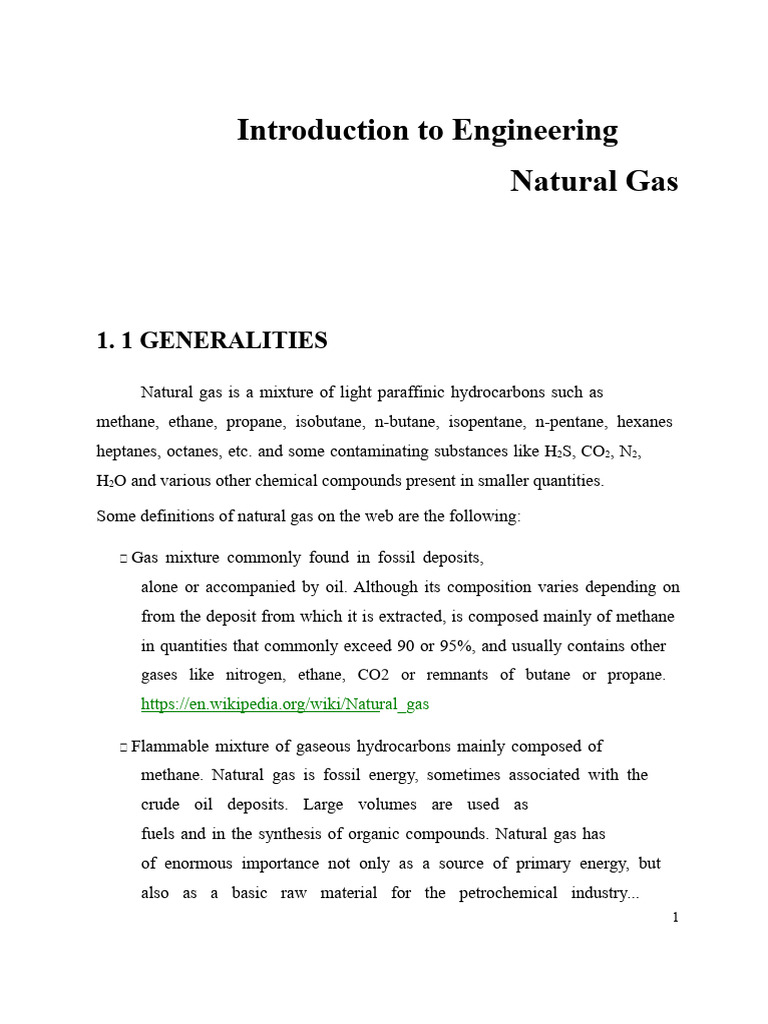 Overview of Natural Gas Properties and Processing | PDF | Natural Gas ...