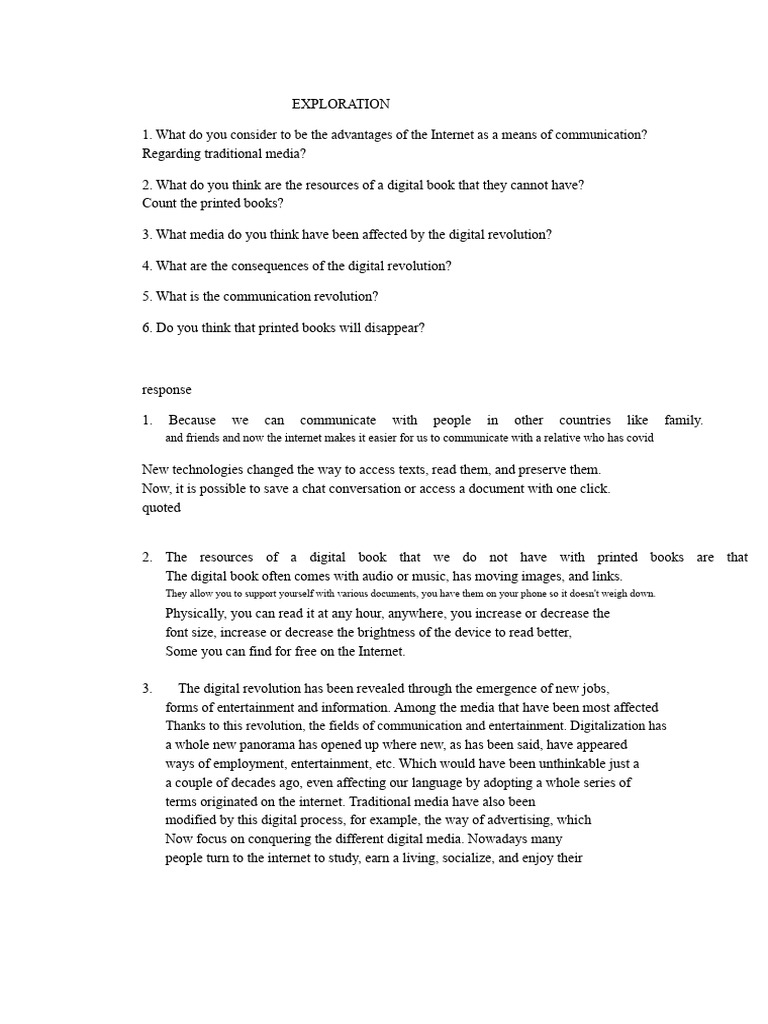 The Electronic Revolution in The Media | PDF | Books | Internet