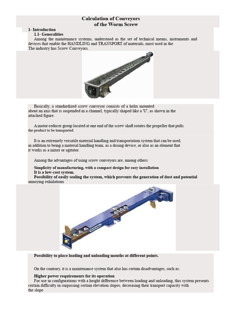 Worm Screws | PDF | Propeller | Screw