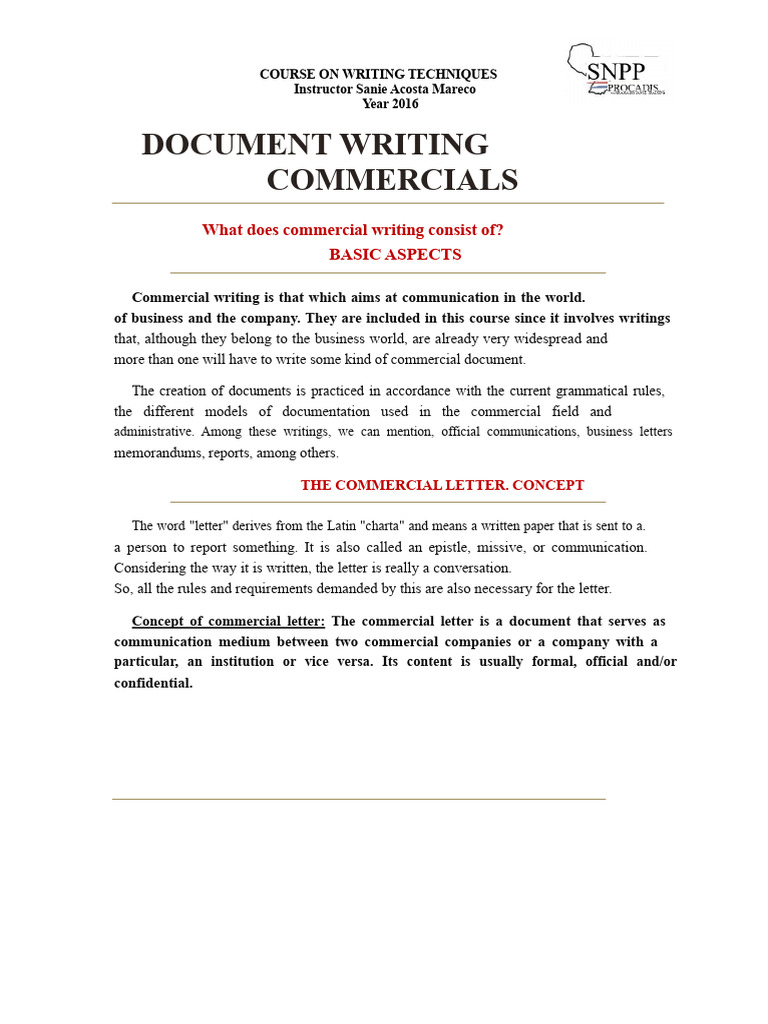 Techniques For Writing Business Documents PDF | PDF | Memorandum ...