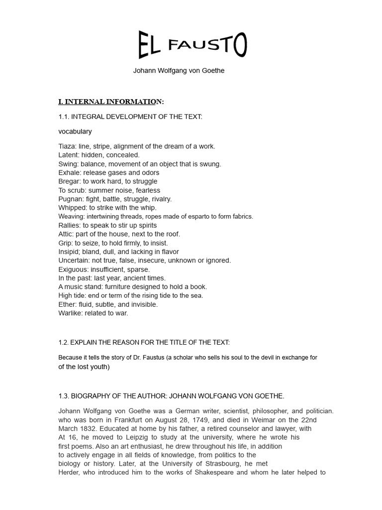 The Faust | PDF | Faust