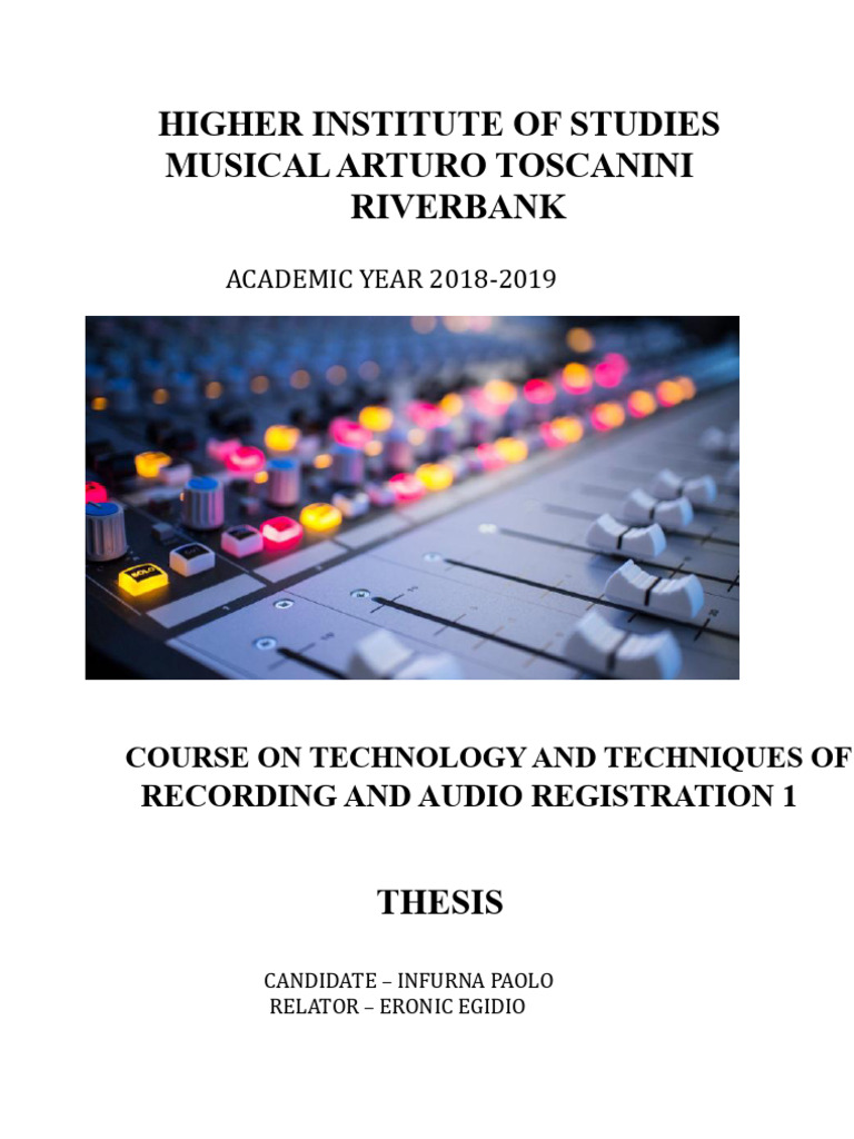 Recording Techniques Pdf Microphone Sound Recording And Reproduction