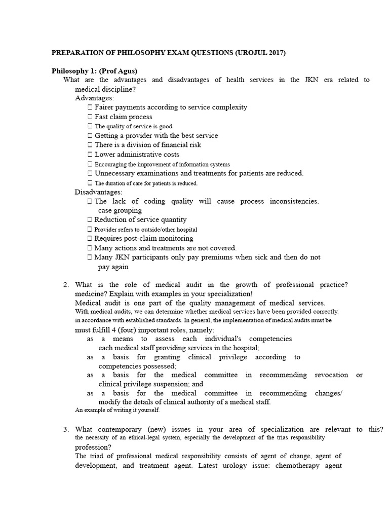 Philosophy Exam Questions Preparation | PDF | Deductive Reasoning | Logic