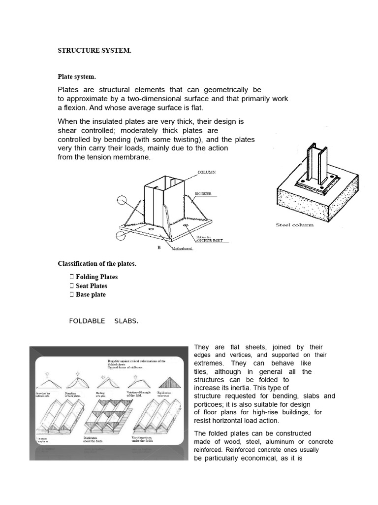 Structure System - Plates | PDF | Beam (Structure) | Bending