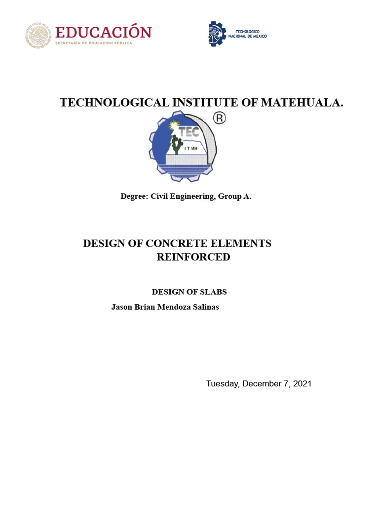 Design and Analysis of Reinforced Slabs | PDF | Beam (Structure ...
