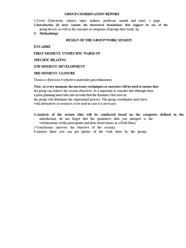 Report of Group Work Session-1 (Autosave) | PDF