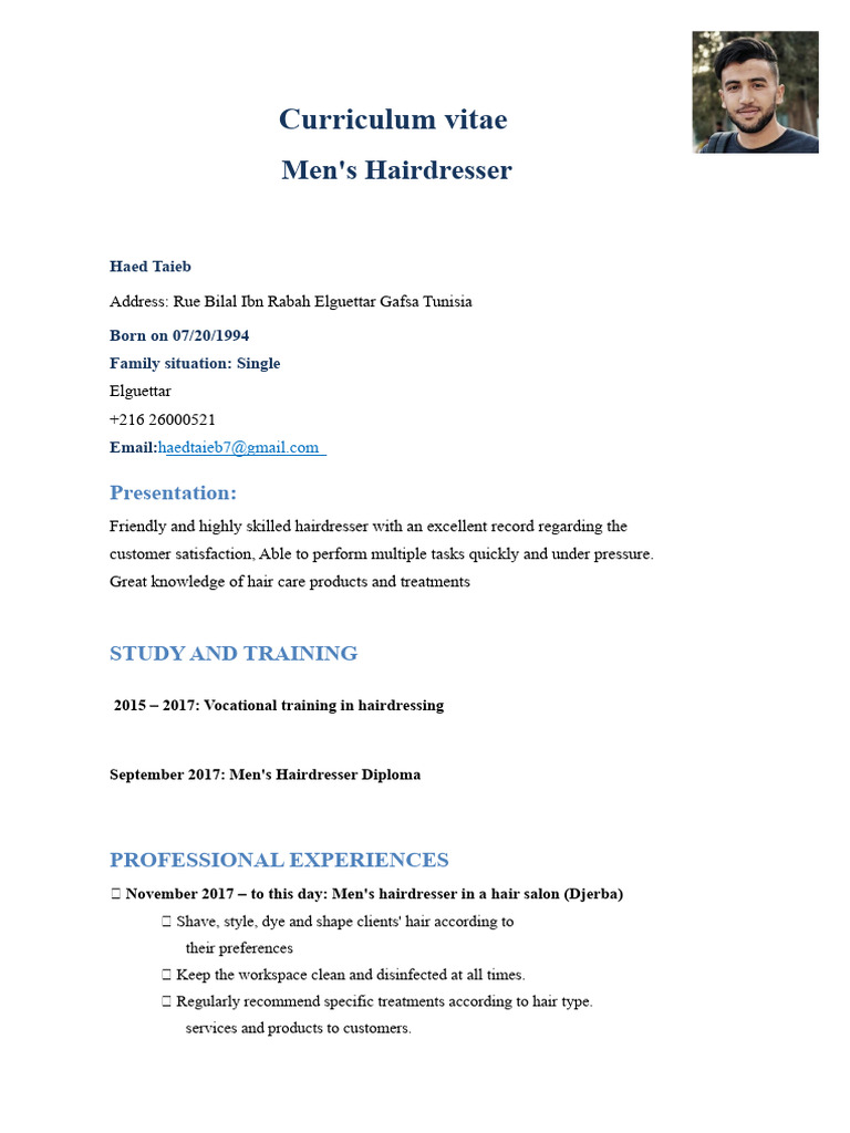 CV Head | PDF