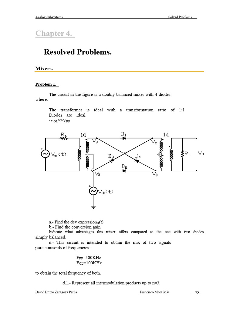 Mixers | PDF | Electricity | Electrical Engineering