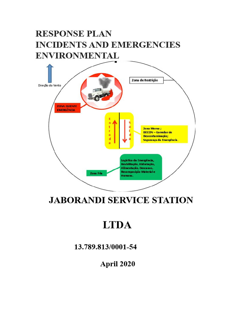 Incident and Emergency Response Plan | PDF | Dangerous Goods | Waste