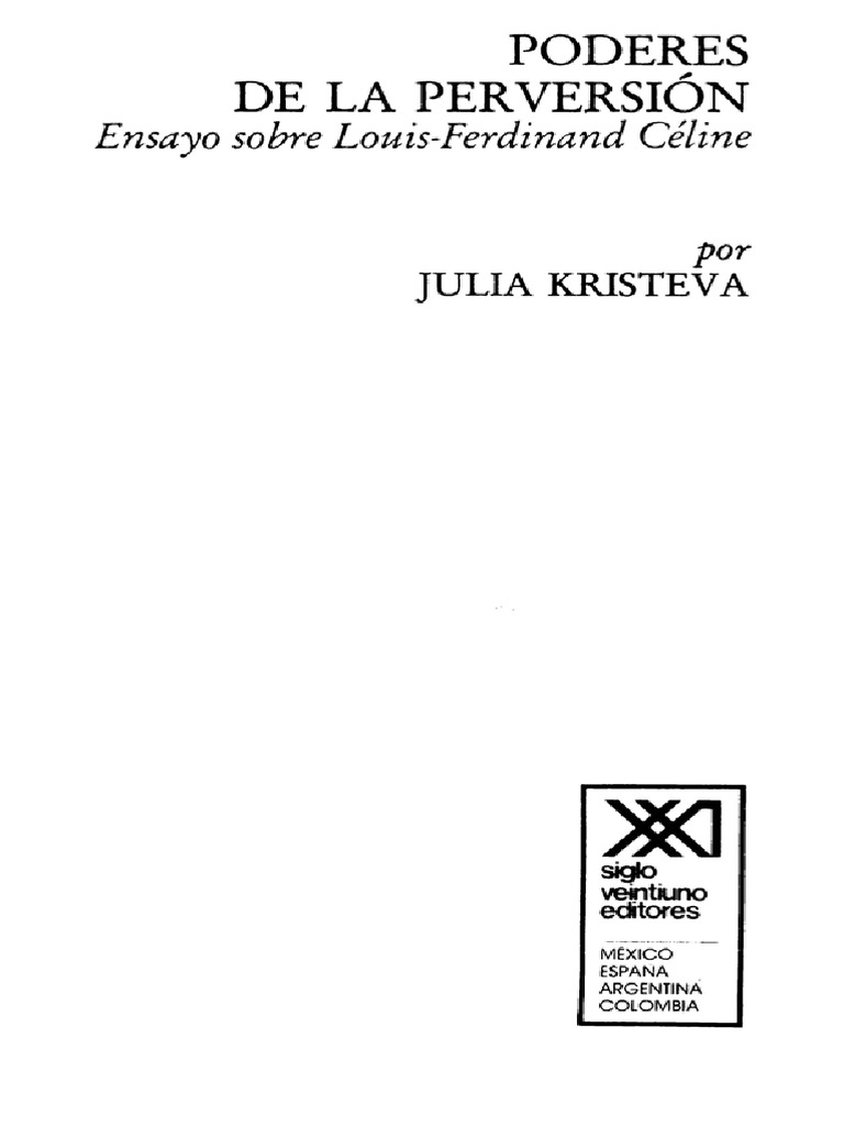 La Abyección según Julia Kristeva | PDF | Mente inconsciente