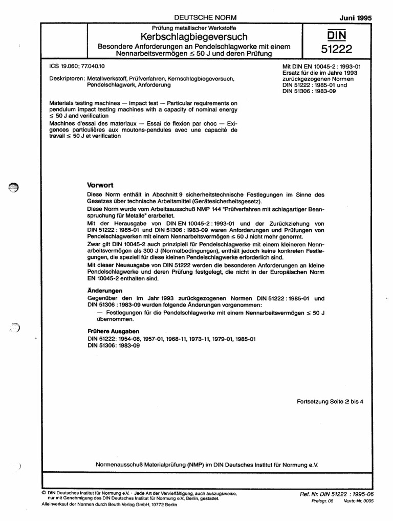 Din 51222 | PDF
