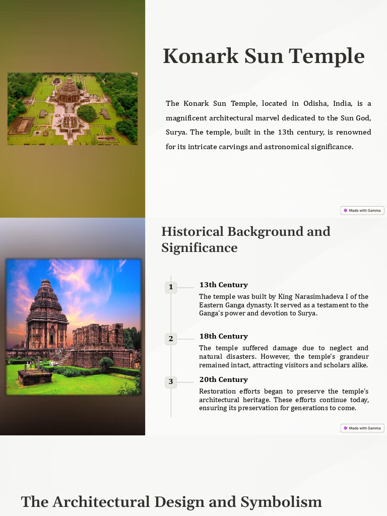 Konark Sun Temple: Architectural Marvel | PDF