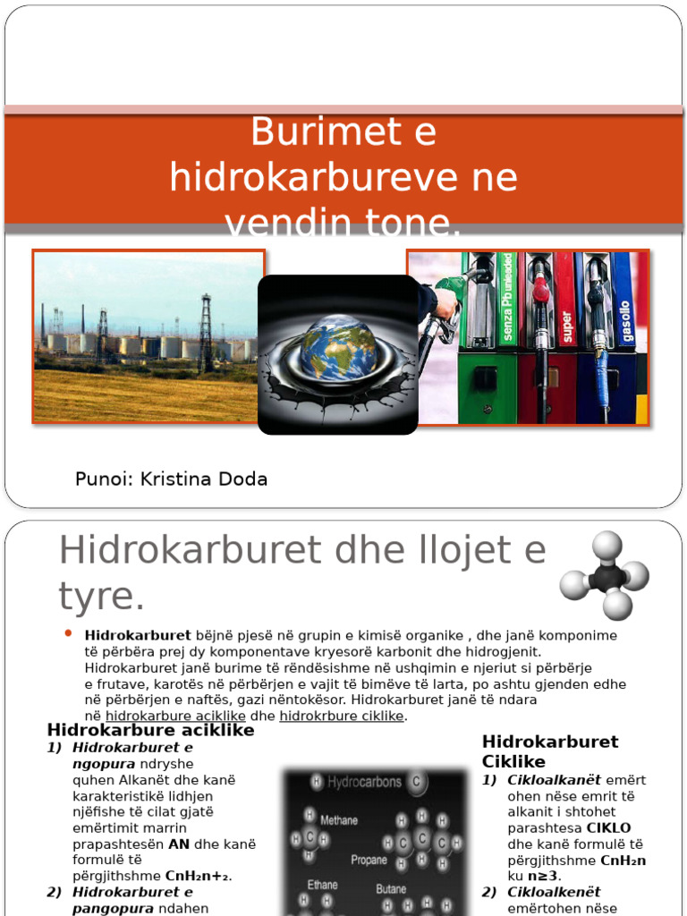 Burimet e Hidrokarbureve Ne Shqiperi | PDF