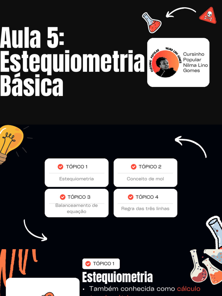 Estequiometria: Conceitos e Cálculos | PDF | Estequiometria | Mol (unidade)
