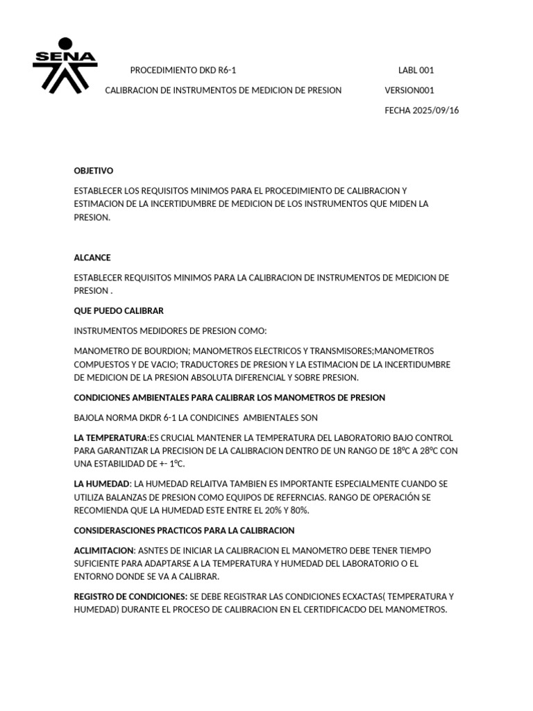 Procedimiento DKD R62 | PDF