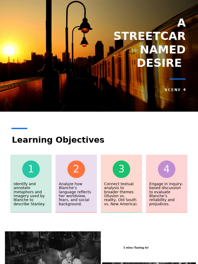 A STREETCAR NAMED DESIRE - Scene 4 | PDF