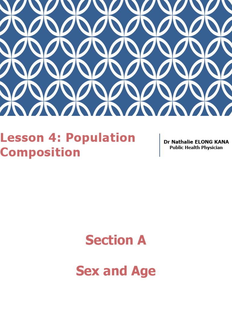 Understanding Population Composition: Sex, Age, and Demographics | PDF ...