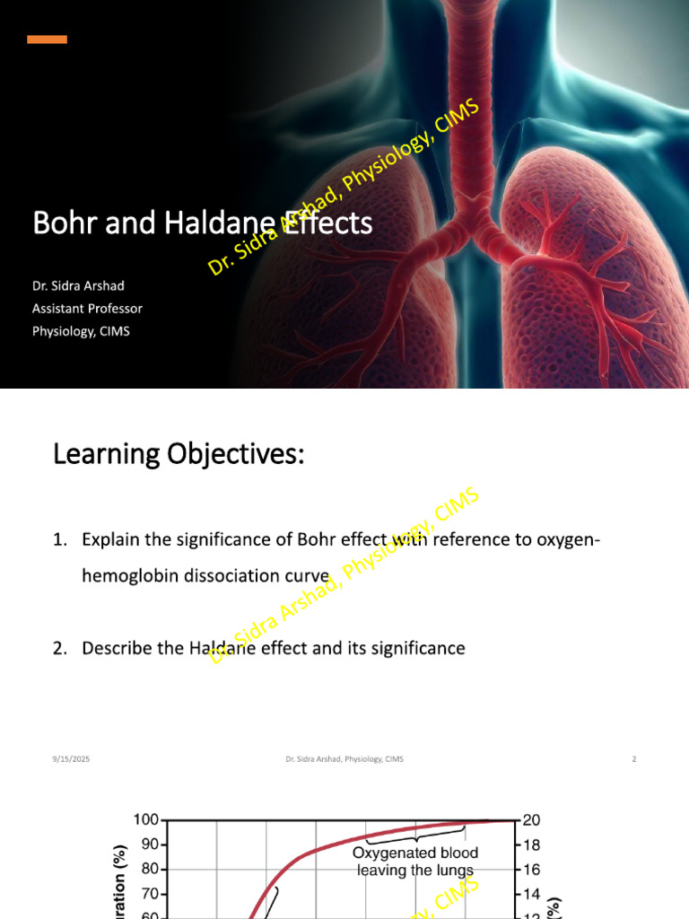Bohr and Haldane Effects | PDF