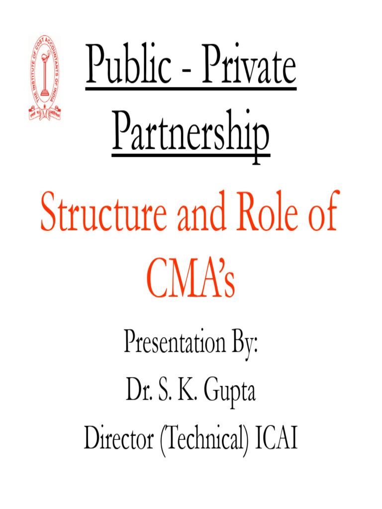 PPP Structure and Role | PDF | Public–Private Partnership | Economies