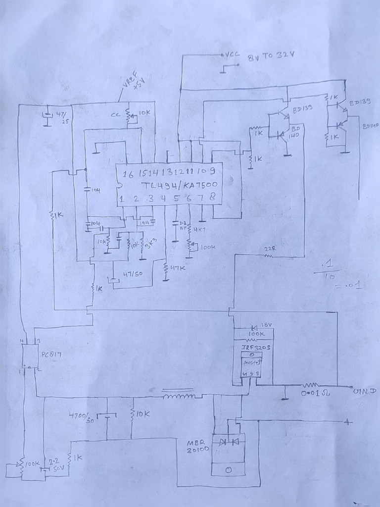 TL494 Buck Converter Circuit | PDF