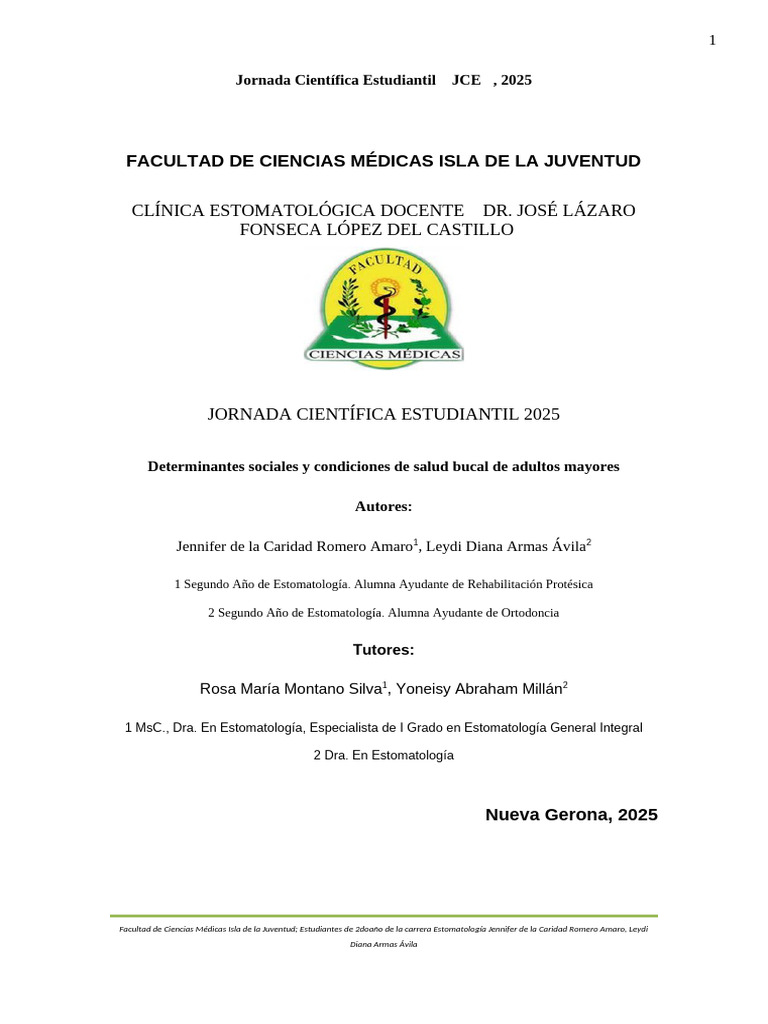 Aprender Jce 2025 | PDF | Cuba | Vejez