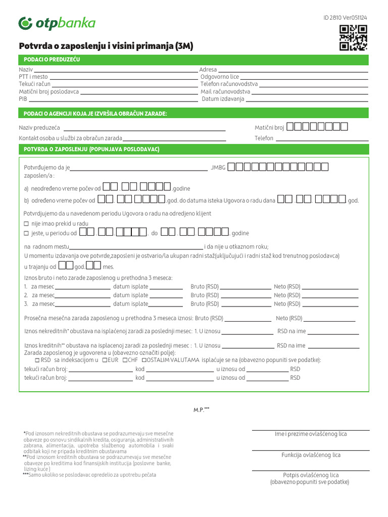 Of ST F 019.potvrda o Zaposlenju I Visini Primanja (3M) .2810.10!1 ...