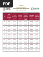 Calendario Vacunación SINBA-SIS 2026 | PDF