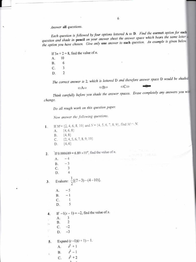 2021 Bece - Feb Mathematics-1 | PDF | Classical Geometry | Euclidean ...