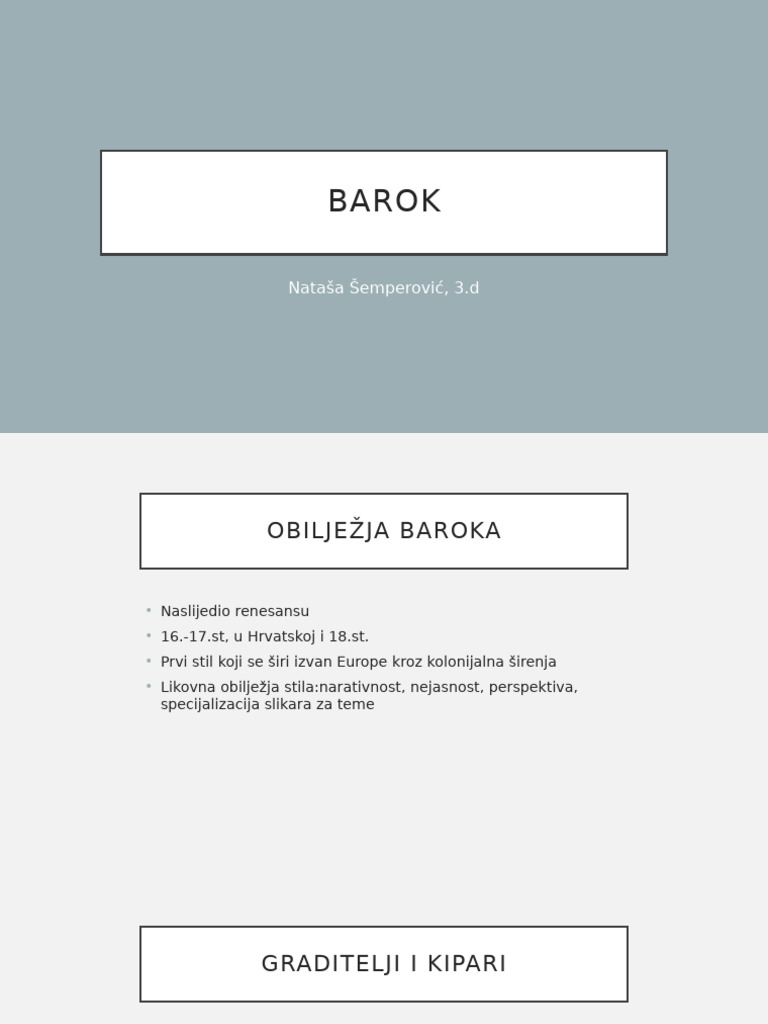 Kopija Datoteke Barok | PDF