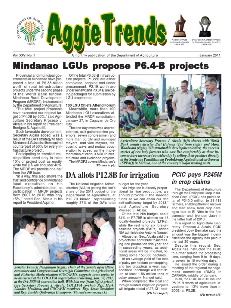 Aggie Trends January 2011 | PDF | Maize | Rice