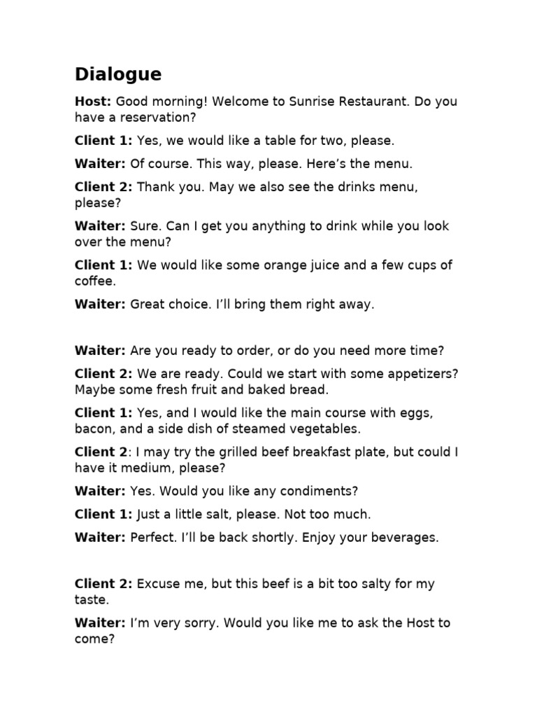 Dialogue | PDF