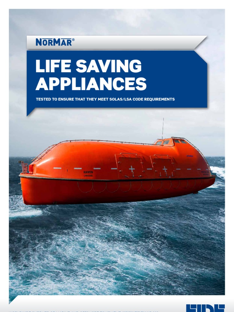 LIFE SAVING APPLIANCES | PDF | Watercraft | Ships