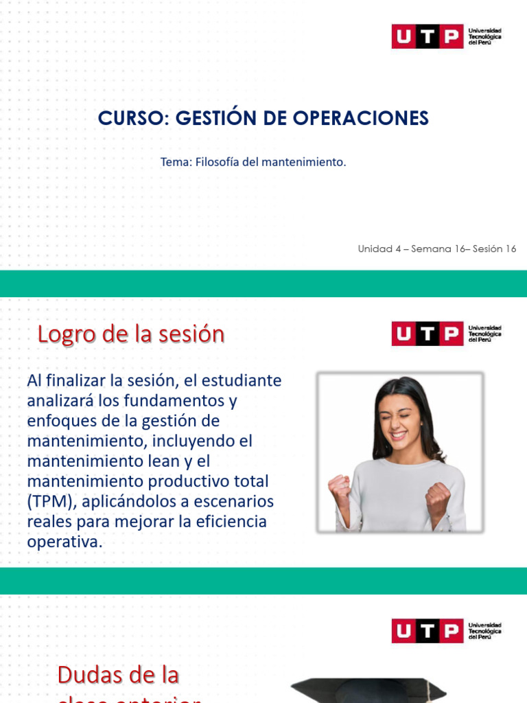 SEM16 SESION16 GesOperaciones | PDF | Lean Manufacturing | Ingeniería ...