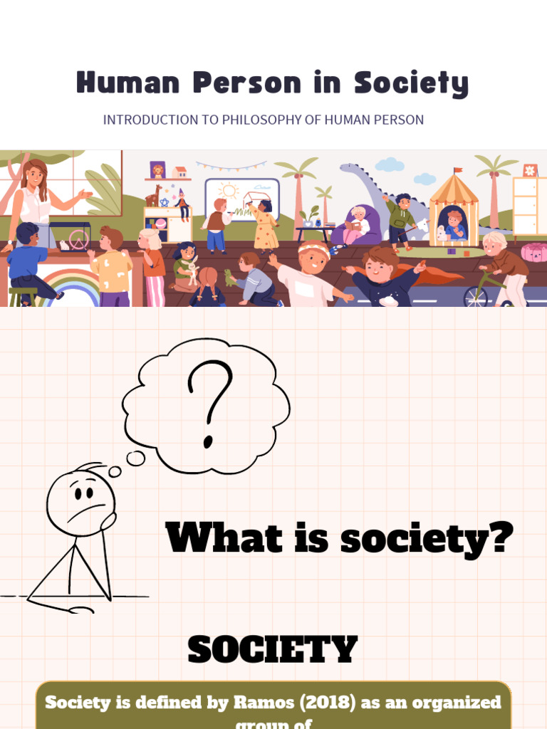 Social Structure Education Presentation in Brown Beige Illustrated ...
