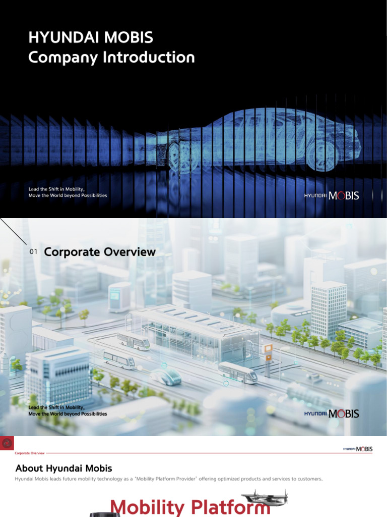 Overview of Hyundai Mobis | PDF | Supply Chain | Strategic Management