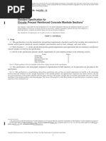 ASTM C 858: Precast Utility Structures | PDF | Concrete | Cement