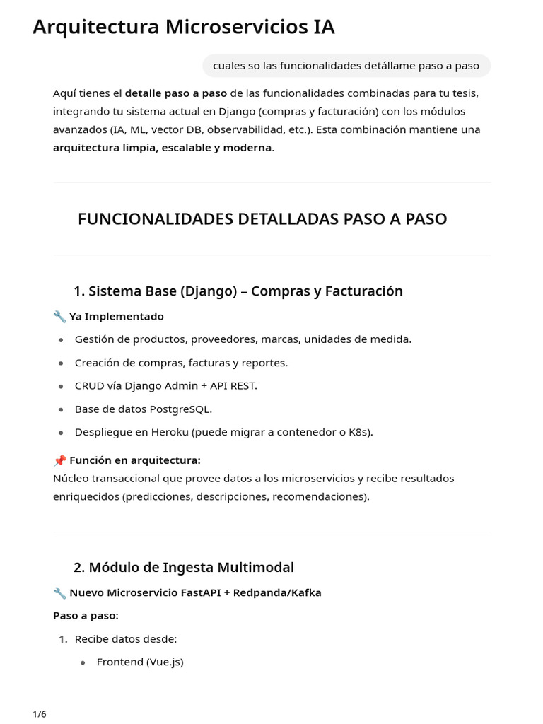 8 Arquitectura Microservicios IA GPT | PDF | Informática | Tecnologías ...