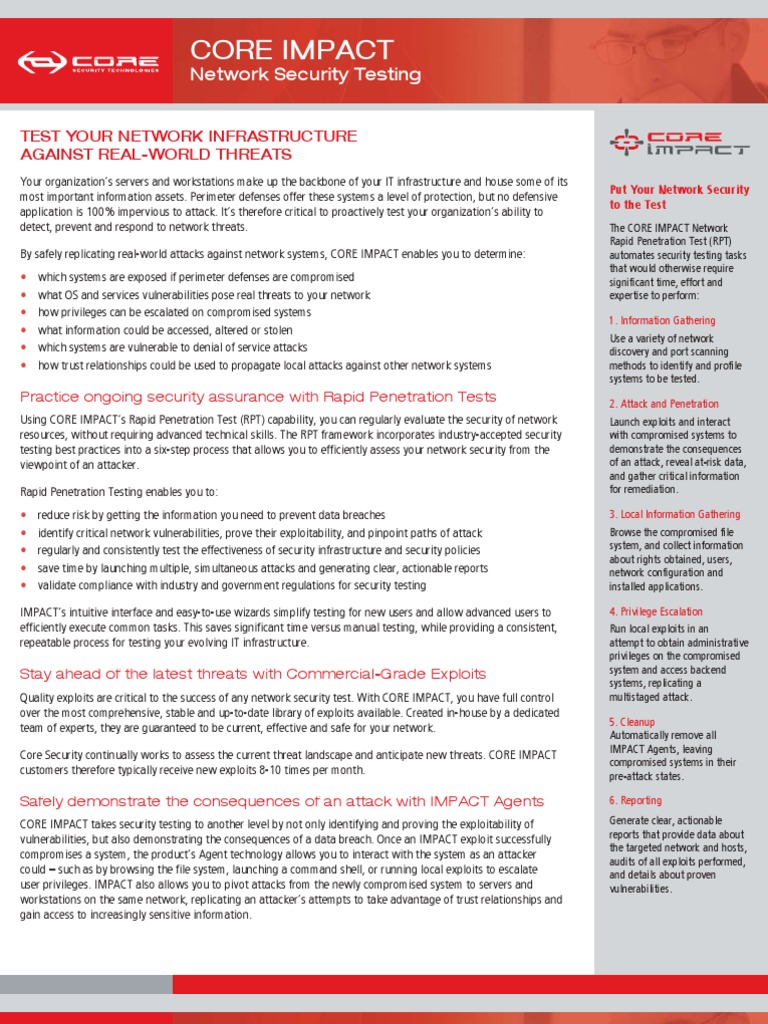 Network Security Testing - Core | PDF | Vulnerability (Computing ...