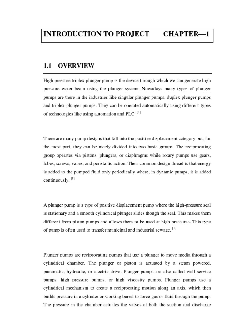 Introduction To Project Chapter-1: 1.1 Overview | PDF | Pump | Relay