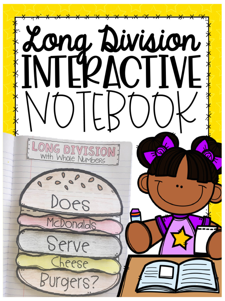 Interactive Long Division Notebook Guide | PDF | Algorithms And Data ...
