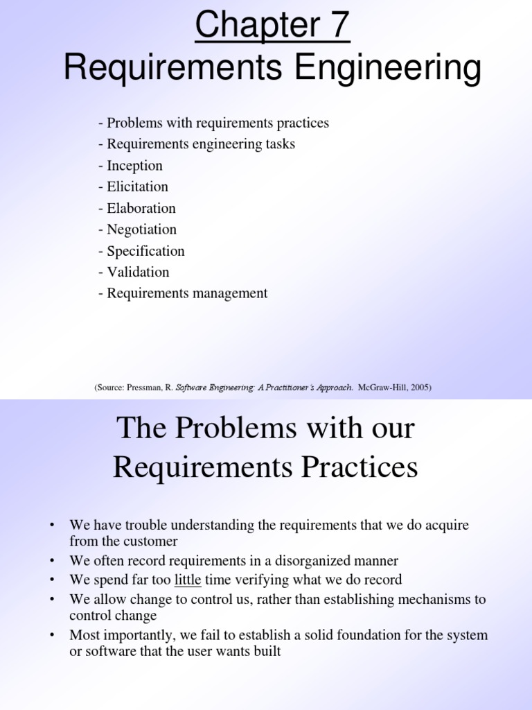 Pressman CH 7 Requirements Engineering | PDF | Use Case | System