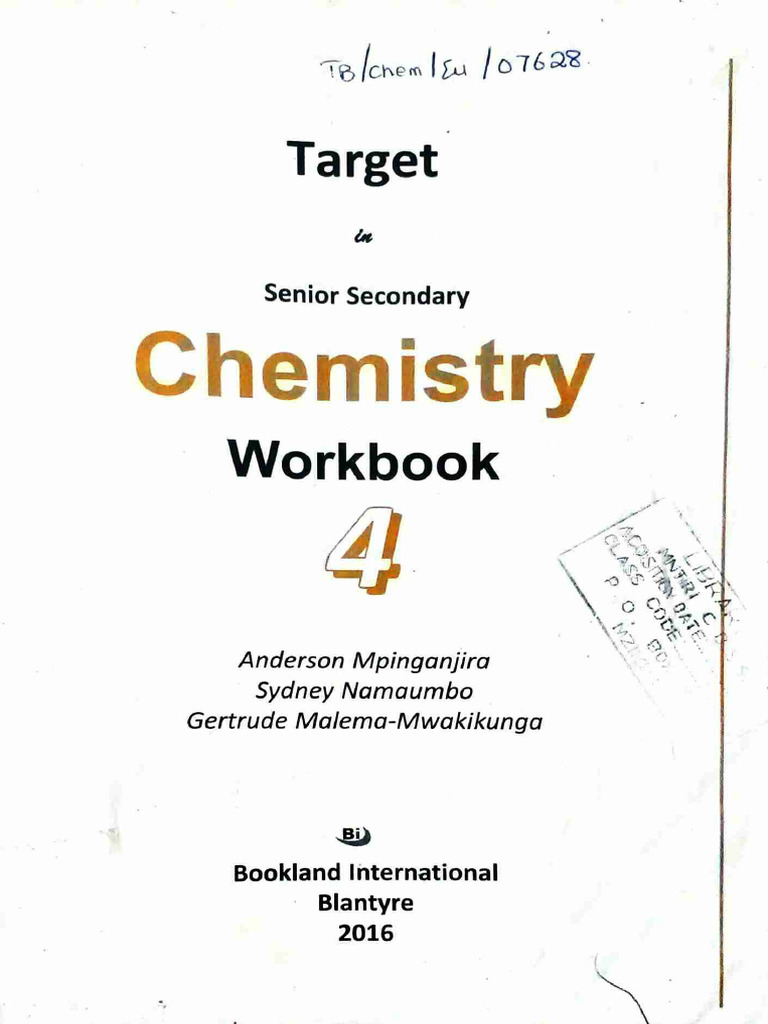 Chemistry Book4 TARGET 2 | PDF