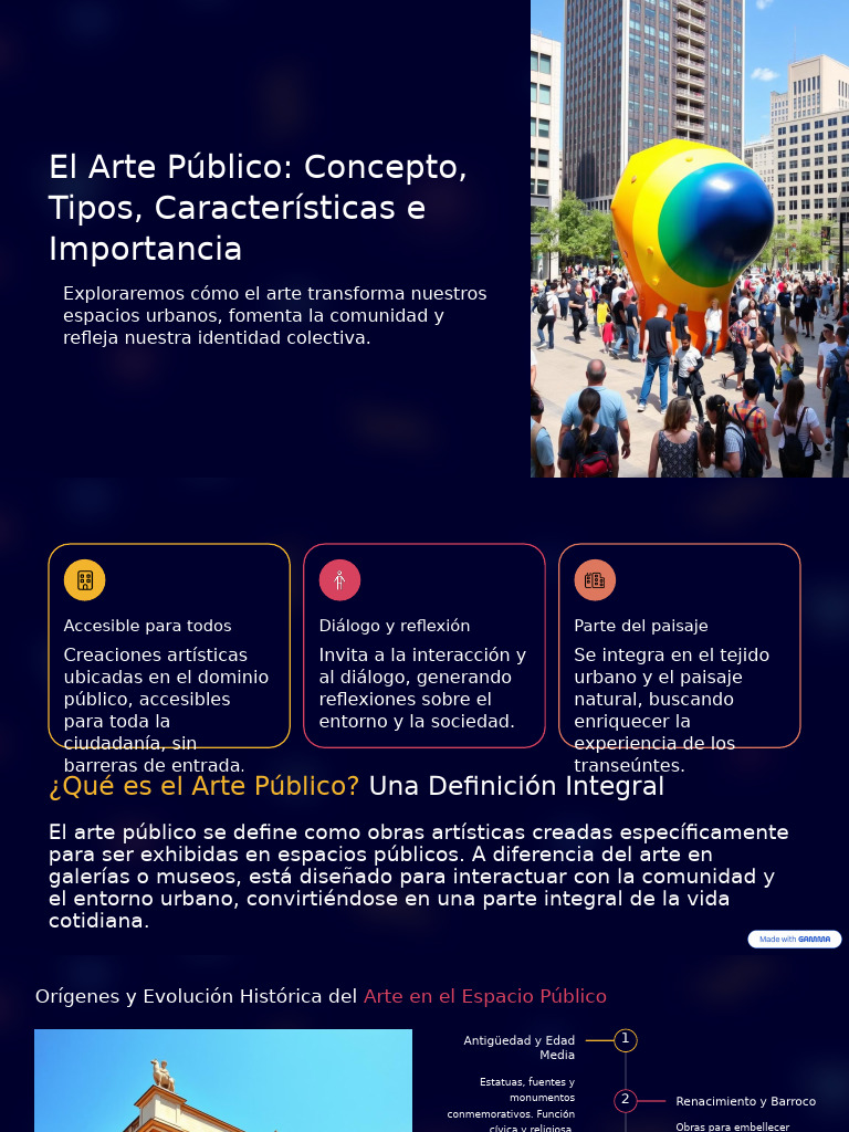 Arte Público: Impacto y Tipologías | PDF | Turismo | Comunidad