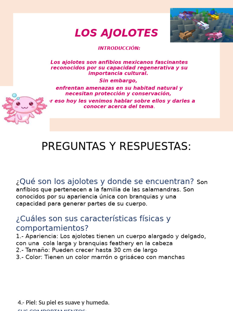 Los Ajolotes | PDF