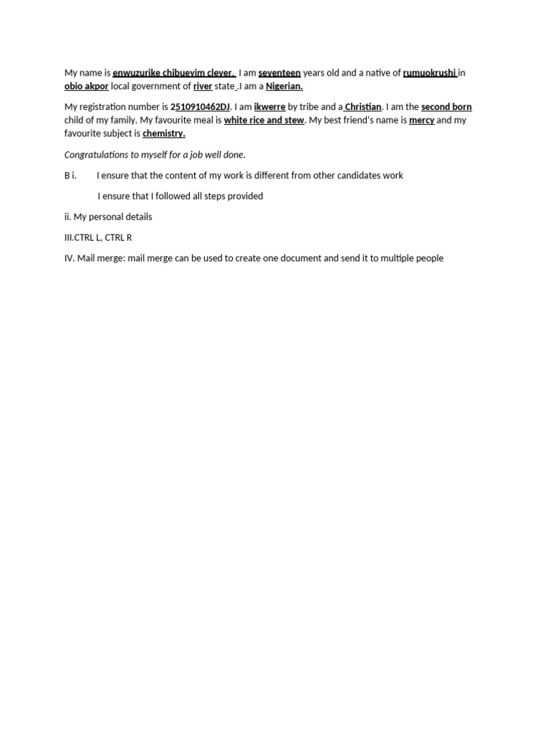 Clever Neco Work | PDF