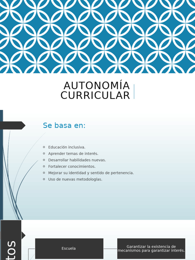 Autonomía Curricular | PDF