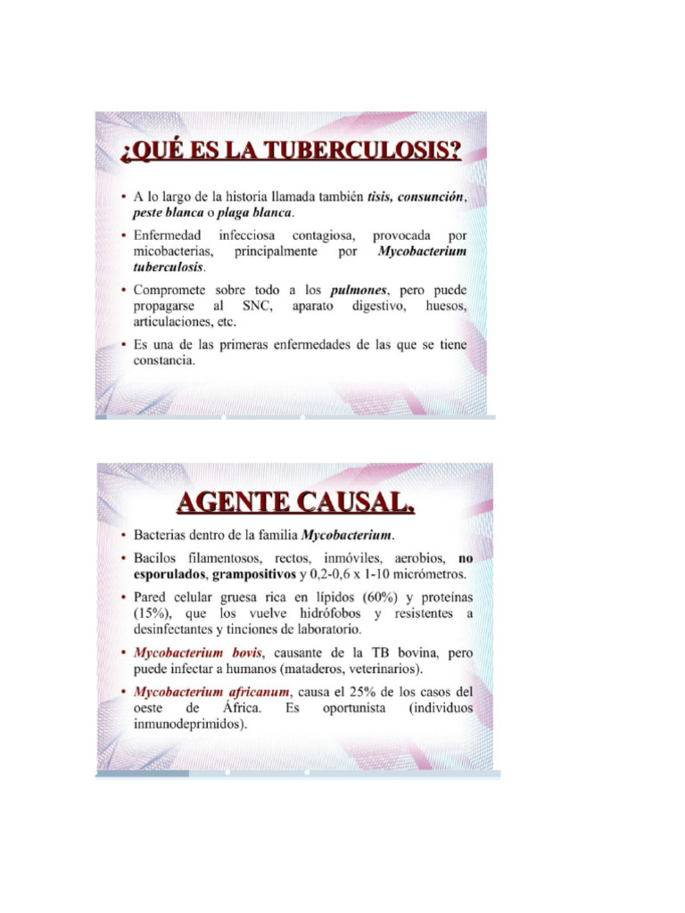 Tuberculosis en Colombia | PDF
