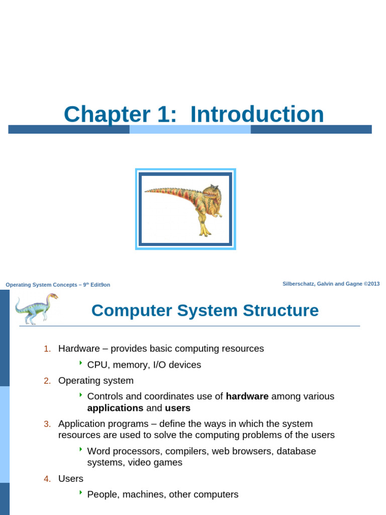 Unit 01 - Introduction & Structures | PDF | Operating System | Kernel ...