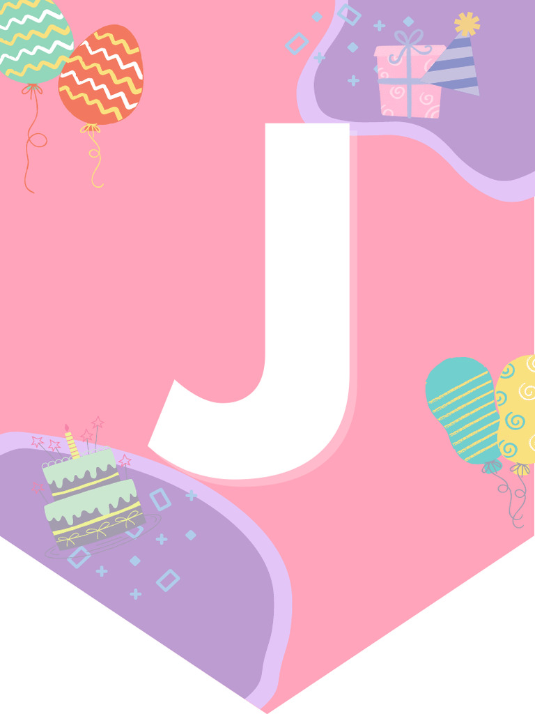 Classroom Birthday Bunting in Colorful Style | PDF